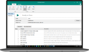Primavera P6 XER Schedule Cleaner