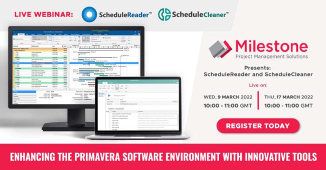 Webinar: Enhancing the Primavera Software Environment with ScheduleCleaner and ScheduleReader