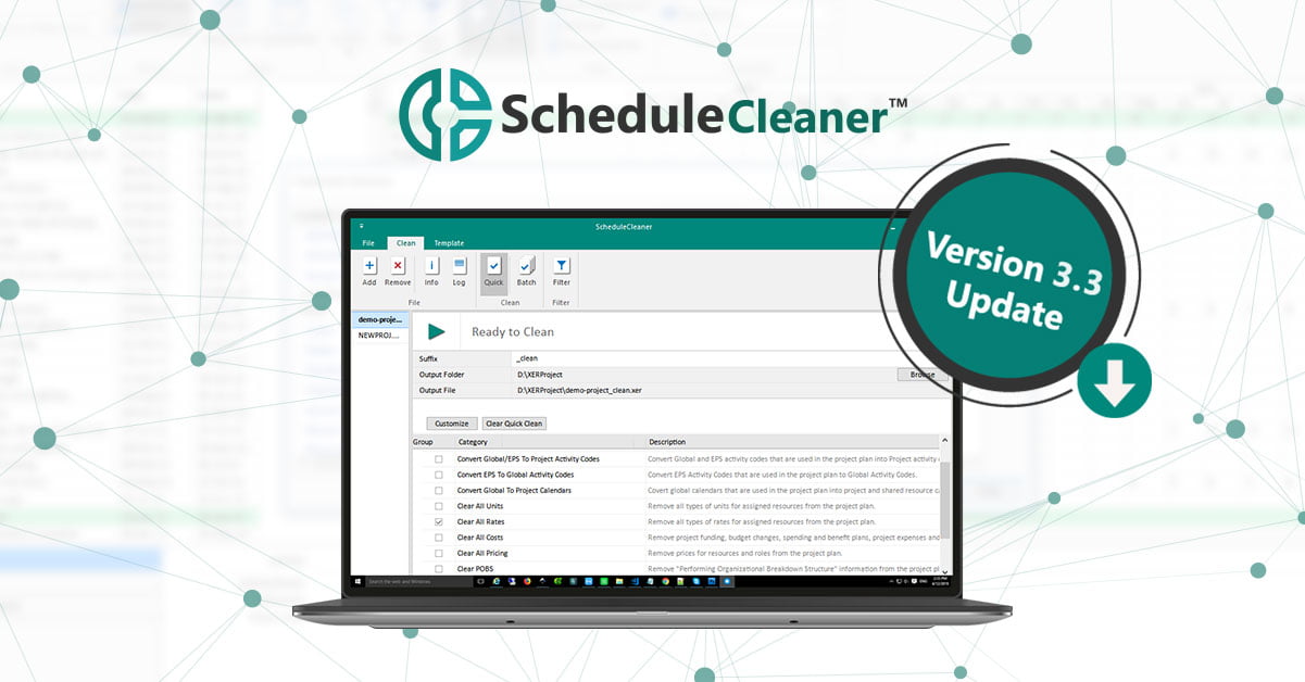 ScheduleCleaner version 3.3 is now available